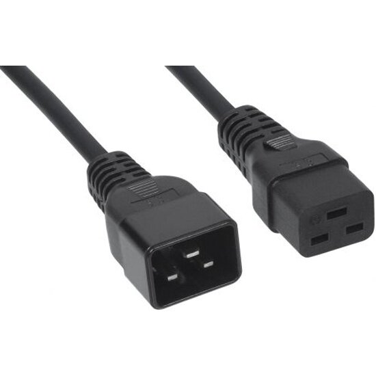 Кабель питания Filum FL-PC-C19/C20-C3-3.0-BK ПВС-АП 3x2.5 С19 - C20, 220/250В, 16А, чёрный, 3м