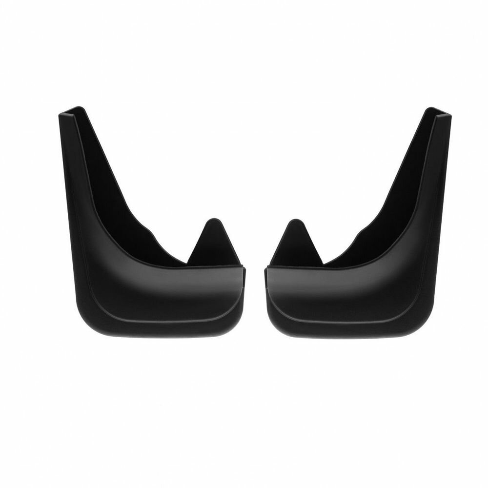 Комплект брызговиков передних колес Volkswagen Polo Sedan 2010-2020 (2 шт.) LECAR