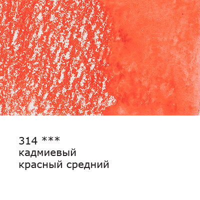 Акварельный карандаш "VISTA-ARTISTA" Fine VFWP заточенный 314 Кадмиевый красный средний (Cadmium red medium)