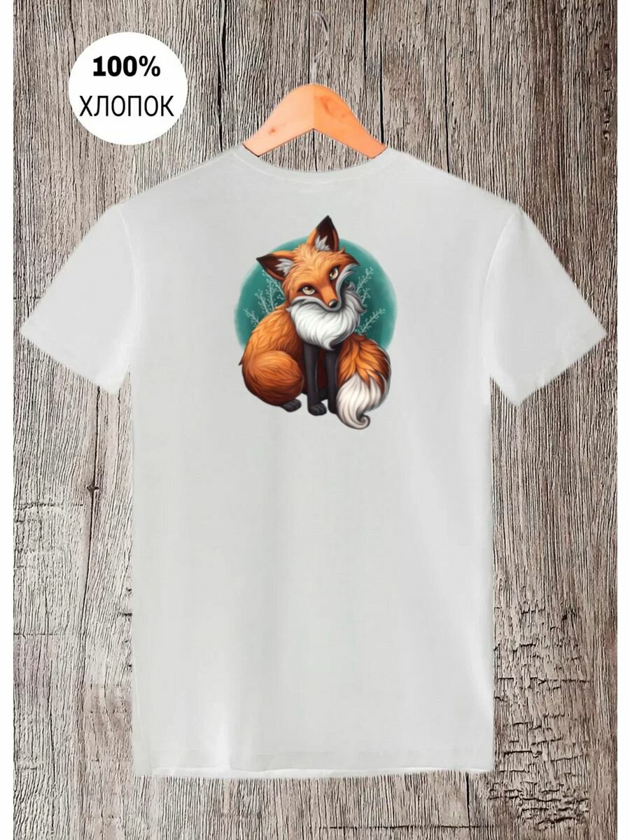 Футболка лиса