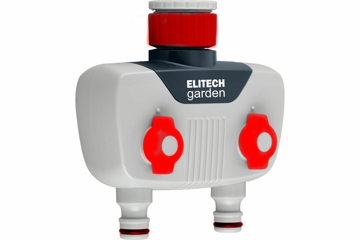 Распределитель потоков ELITECH Garden 2-х канальный 3/4" 1" HF 001