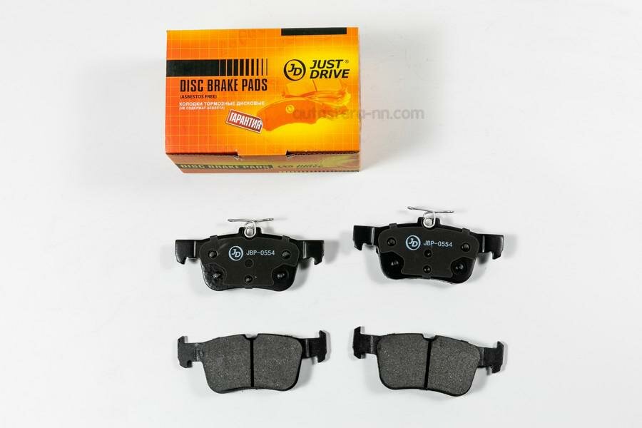 JUST DRIVE JBP0554 Колодки тормозные дисковые, задние