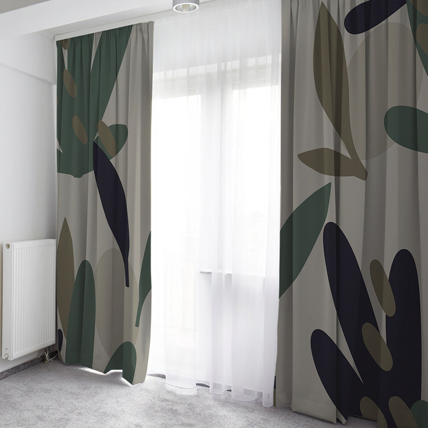 Шторы (фотошторы) из габардина, 290х240 см, Good Room