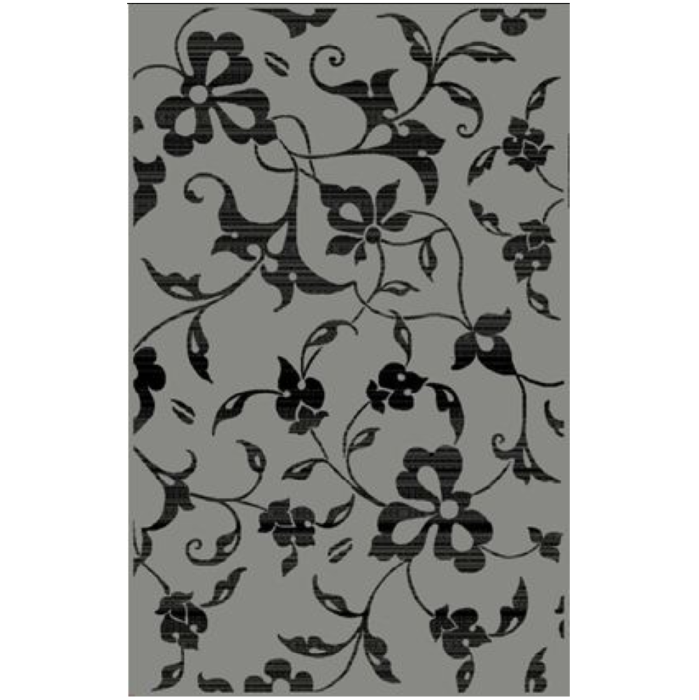 Ковер тканый с чистошерстяным ворсом "Damask 443 серый" 160х230 см