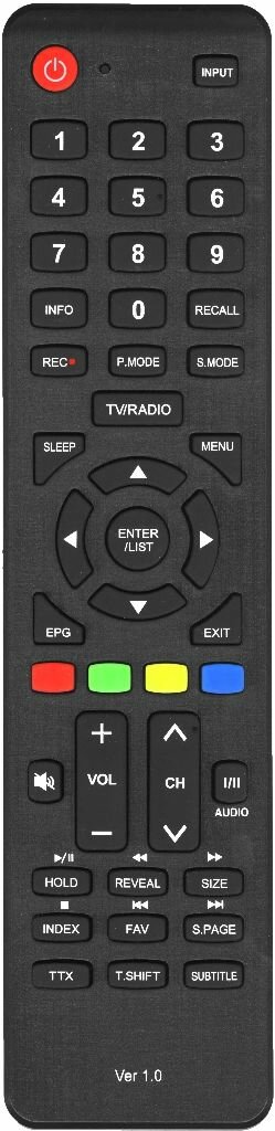 Пульт для DEXP VER1.0 (H32D7300K) для телевизора SMART TV