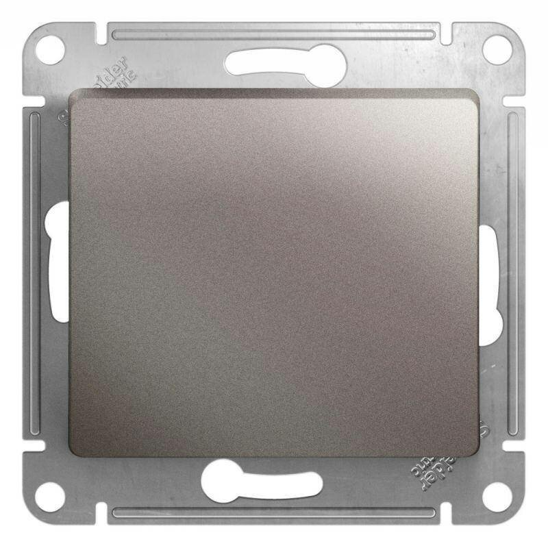 Schneider Electric Механизм выключателя 1-кл. СП Glossa 10А IP20 сх. 1 10AX платина GSL001211