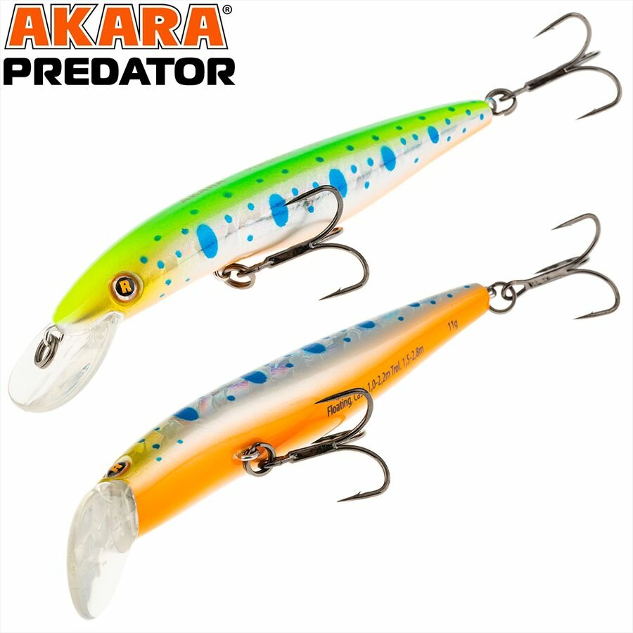 Воблер Akara Predator 125F 21гр. (3/4 oz 5,0 in) A204