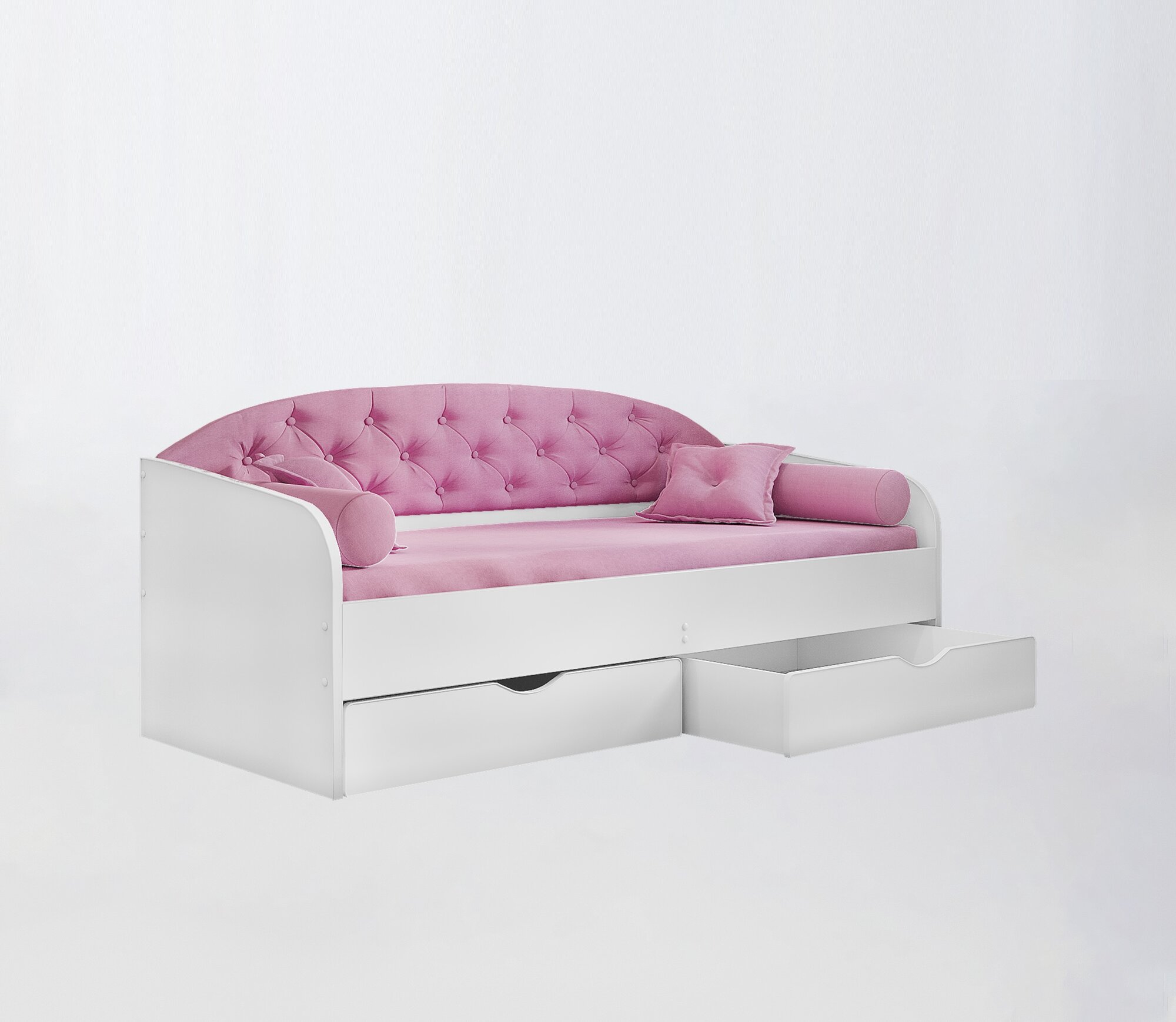 Matrix декоративный чехол на матрас на резинке 80 х 190см, цвет ярко-розовый