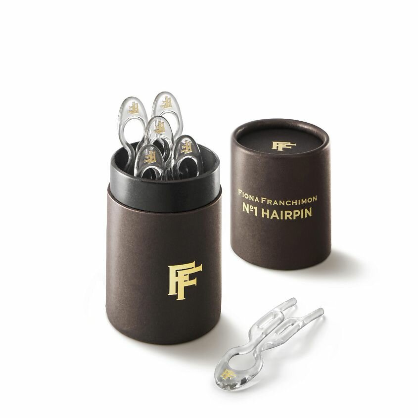 FIONA FRANCHIMON Набор заколок-шпилек для волос No1 Hairpin Transparent (5 шт)
