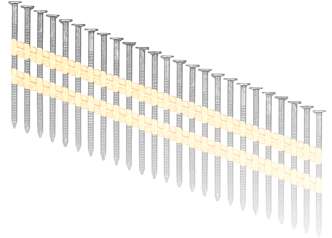 Гвозди ЗУБР РГР-21-Ц 75 мм, 21°, 2500 шт/ 305393-75