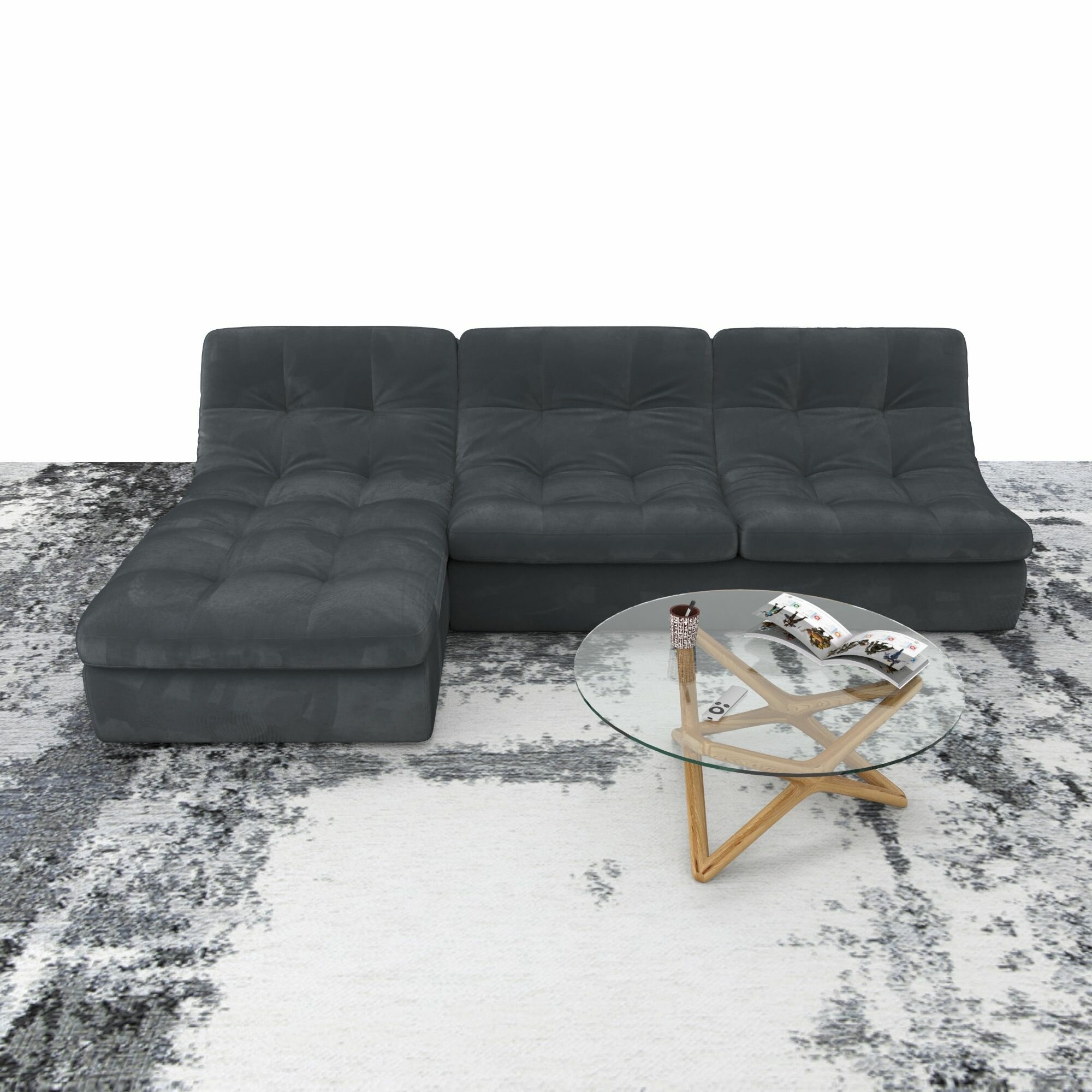 Монреаль - модульный диван, серия Relax, долговечный ППУ