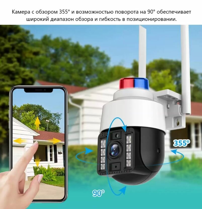 Камера видеонаблюдения V 380 PRO Wi-Fi Smart camera 1080