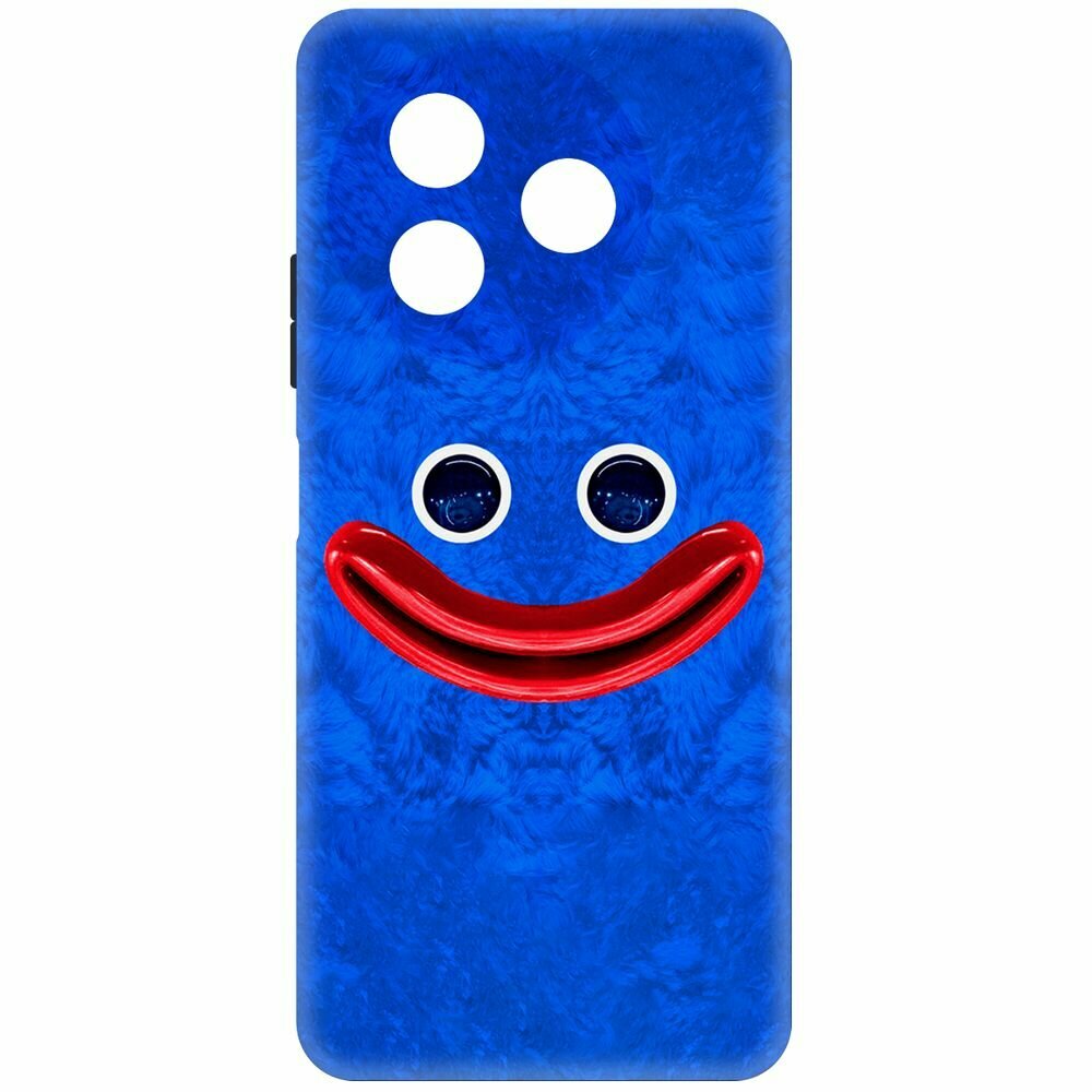 Чехол-накладка Krutoff Soft Case Хаги Ваги - Веселый Хаги Ваги для ITEL S24 черный