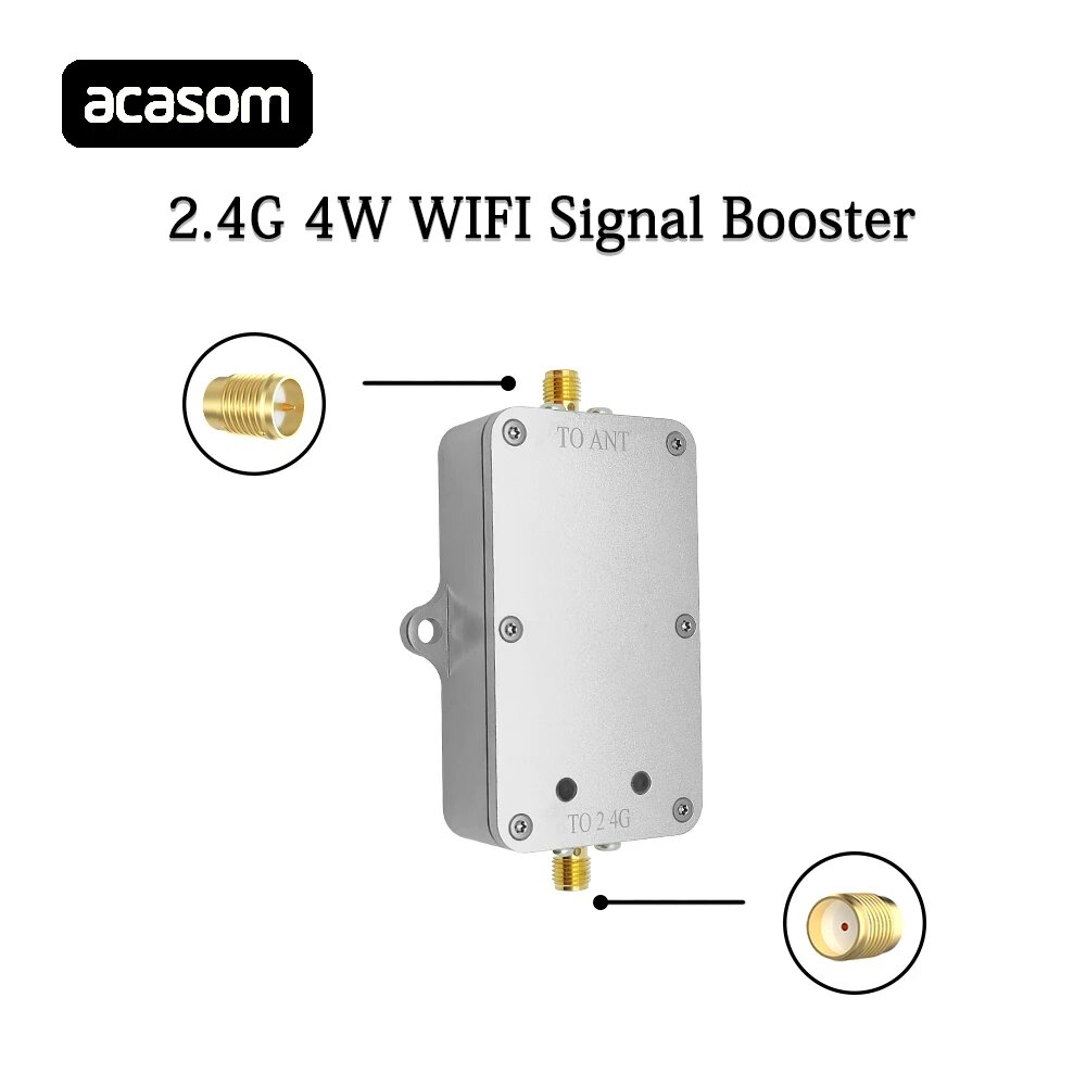 ACASOM 2,4ГГц 4Вт WiFi Расширитель Диапазона 2.4G 4W