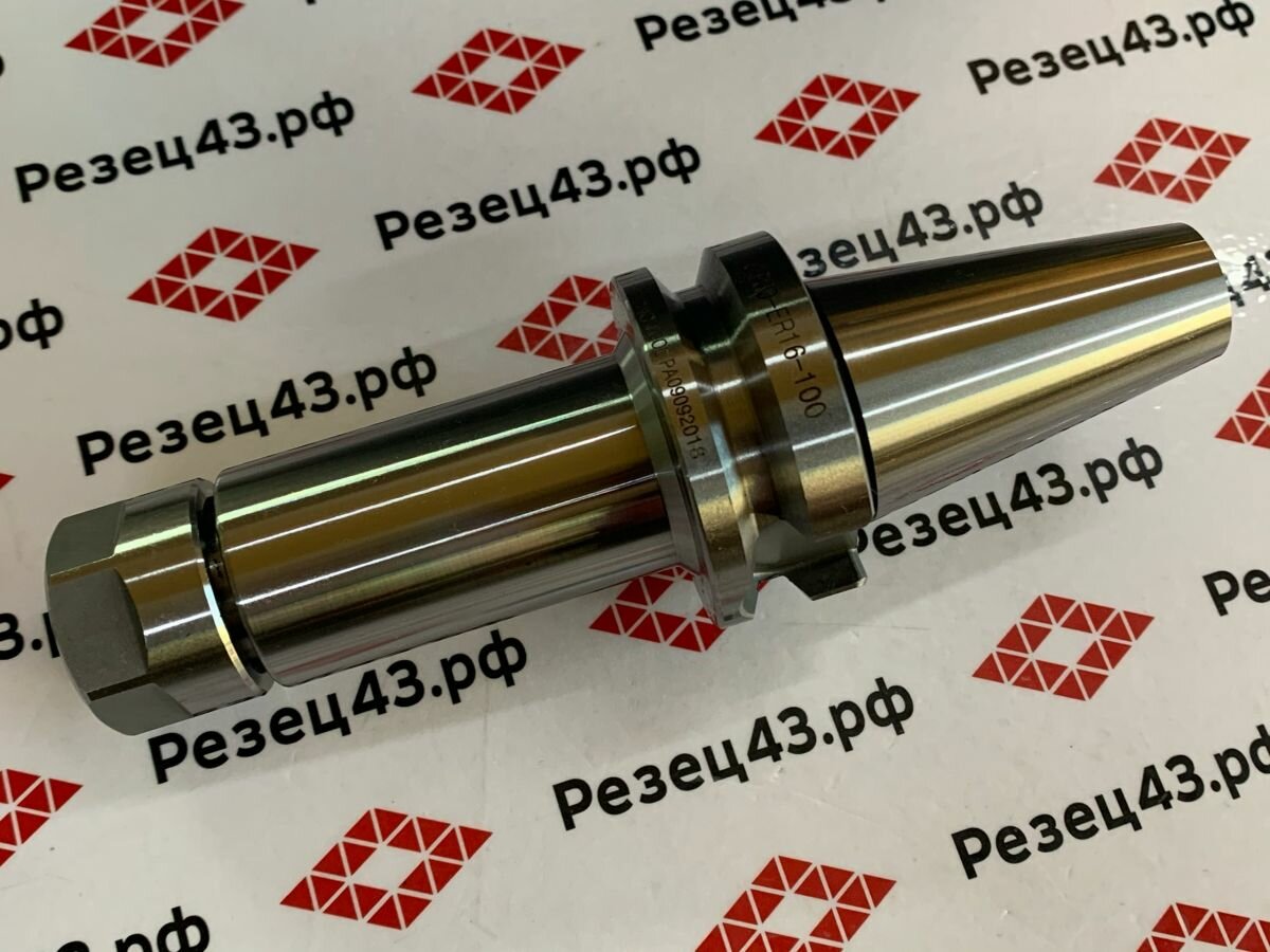 Цанговый патрон BT30 под цанги ER16 вылет 100 мм (BT30-ER16-100)