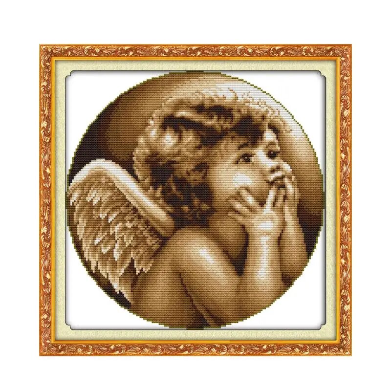 Набор для вышивки крестом "Прекрасный ангел" 18ct unprint canvas