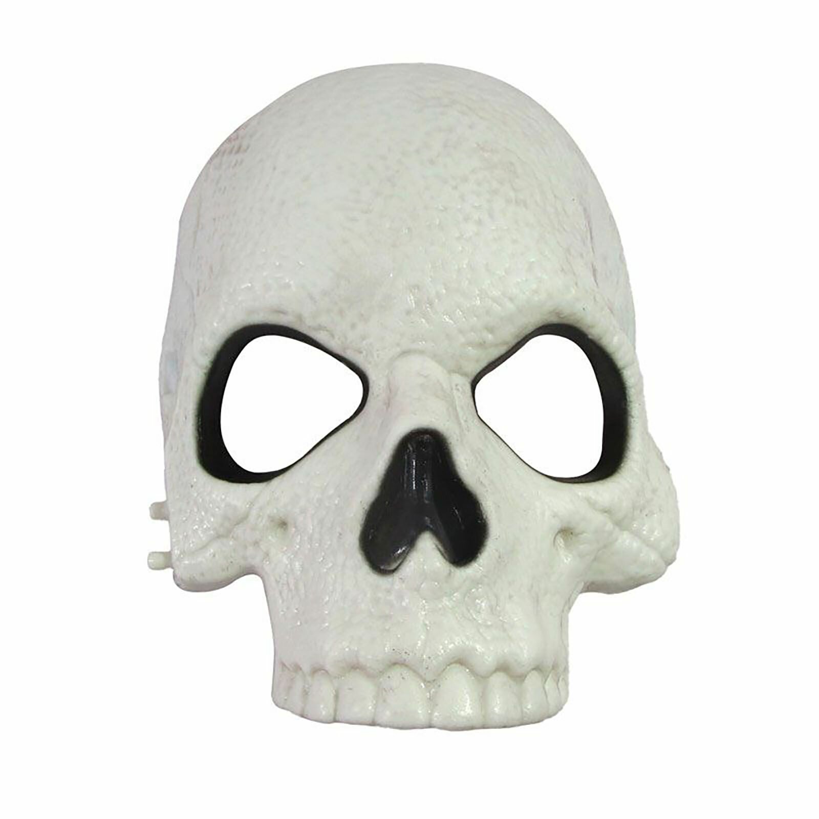 Маска "Череп" Белая, 15*18 см, 1 шт. / Веселый праздник