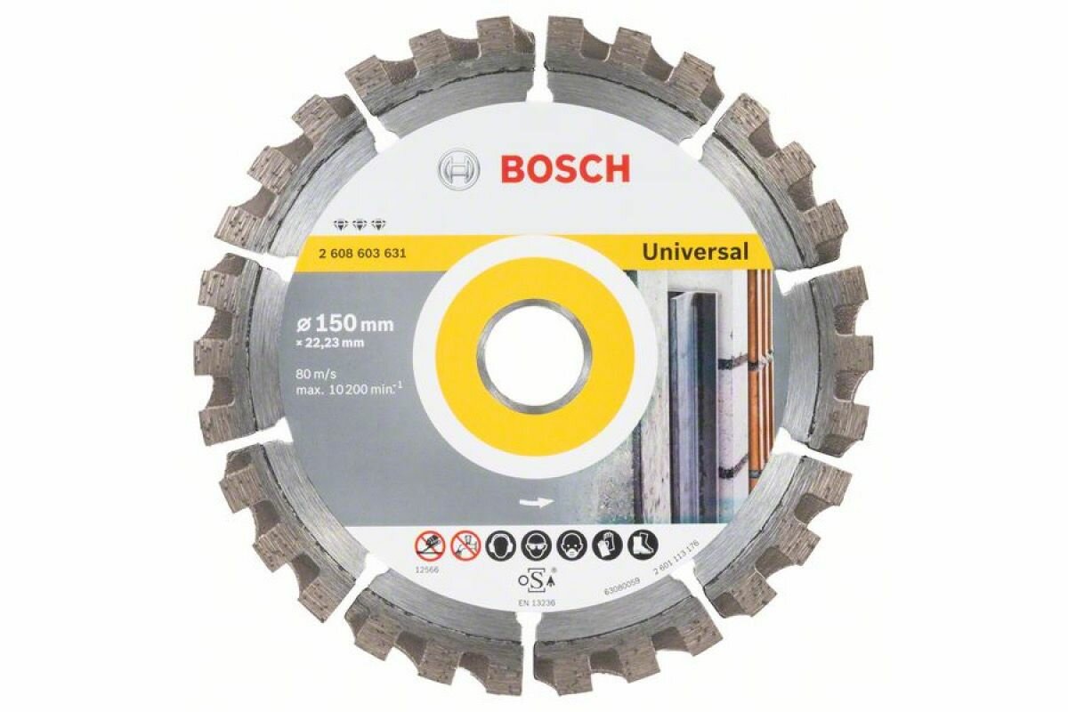 Диск алмазный Best for Universal (150х22.2 мм) Bosch 2.608.603.631