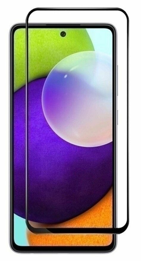 Защитное стекло FaisON для Samsung Galaxy A53 / Samsung Galaxy A52 полноэкранное черное