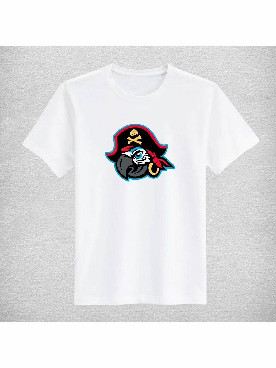 Футболка попугай пират