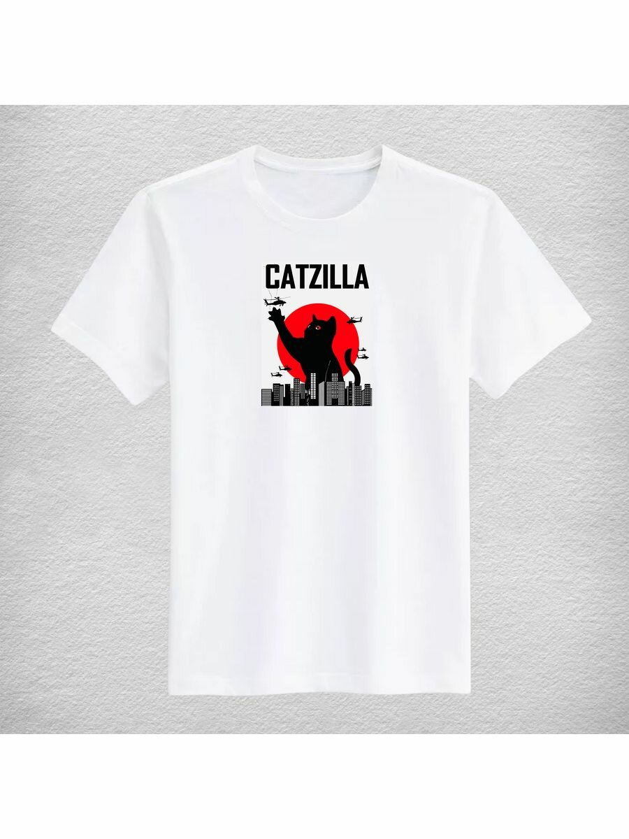 Футболка catzilla кот
