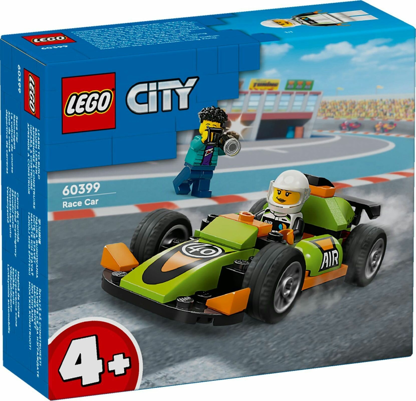 Конструктор LEGO City 60399 Зеленый гоночный автомобиль
