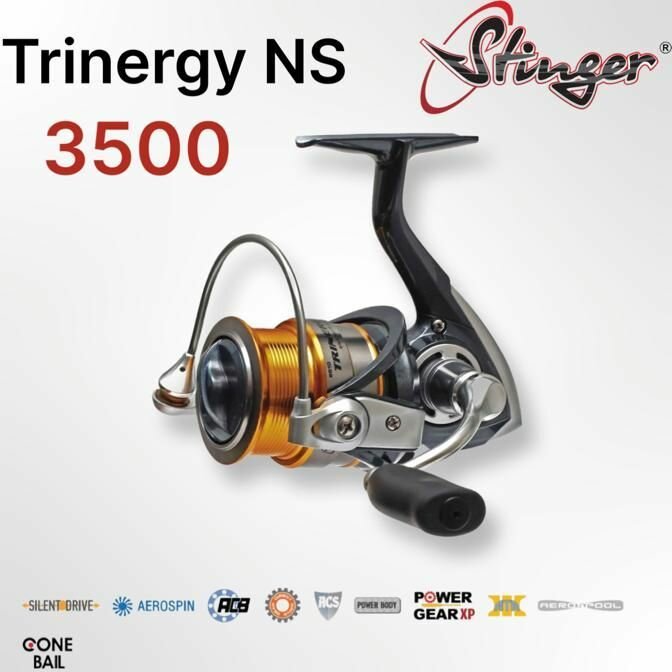 Катушка рыболовная Stinger Trinergy NS 3500