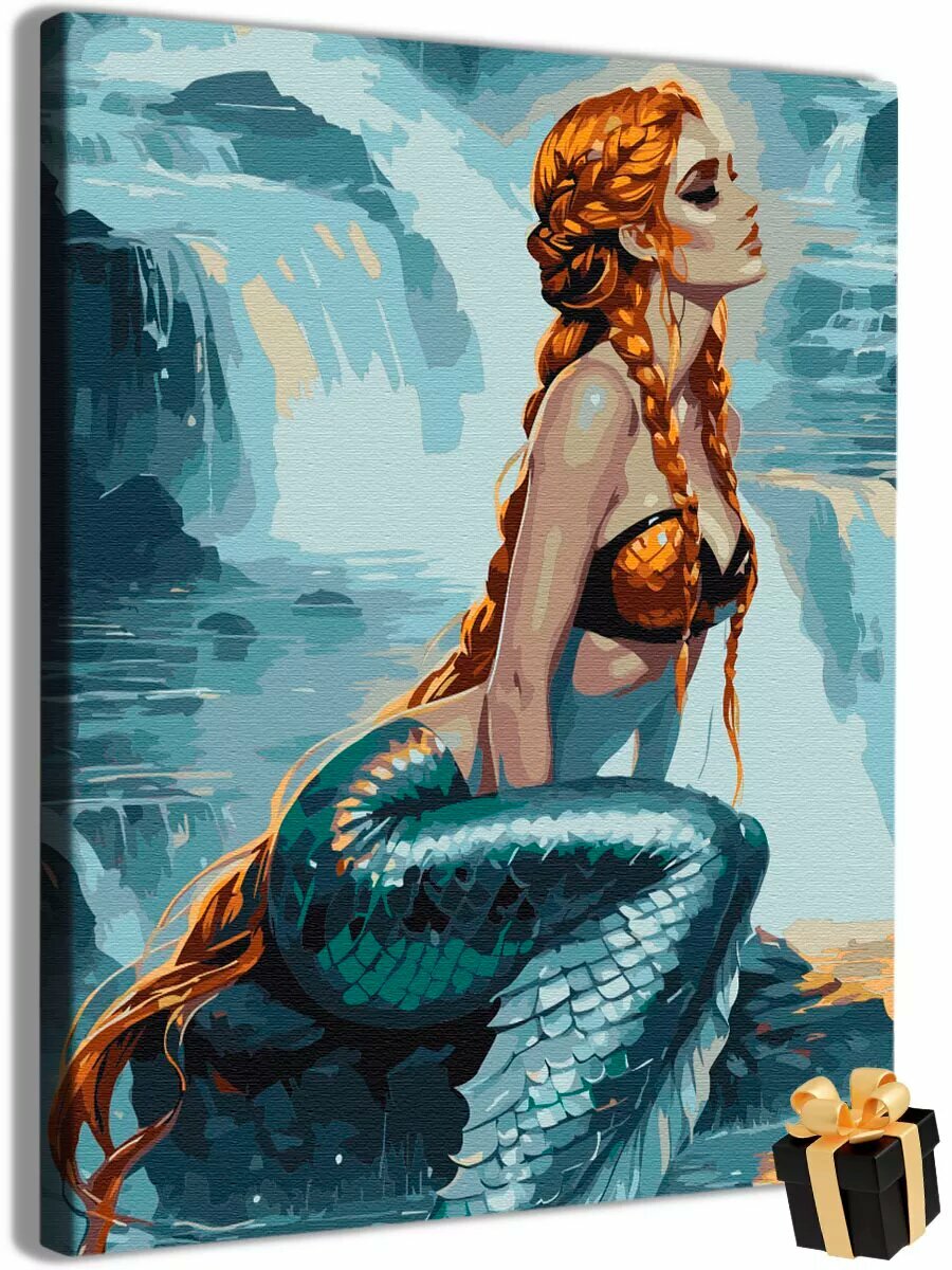 Картина по номерам русалка