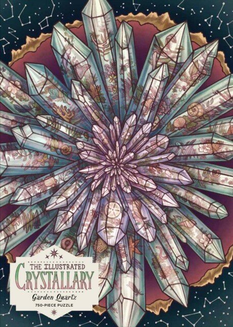 Toll, Maia "Illustrated crystallary puzzle: garden quartz (750 pieces)"