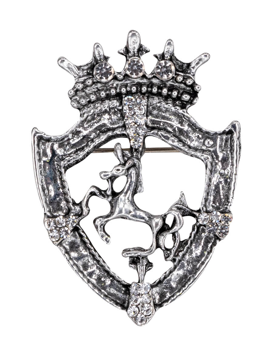 Брошь, стразы