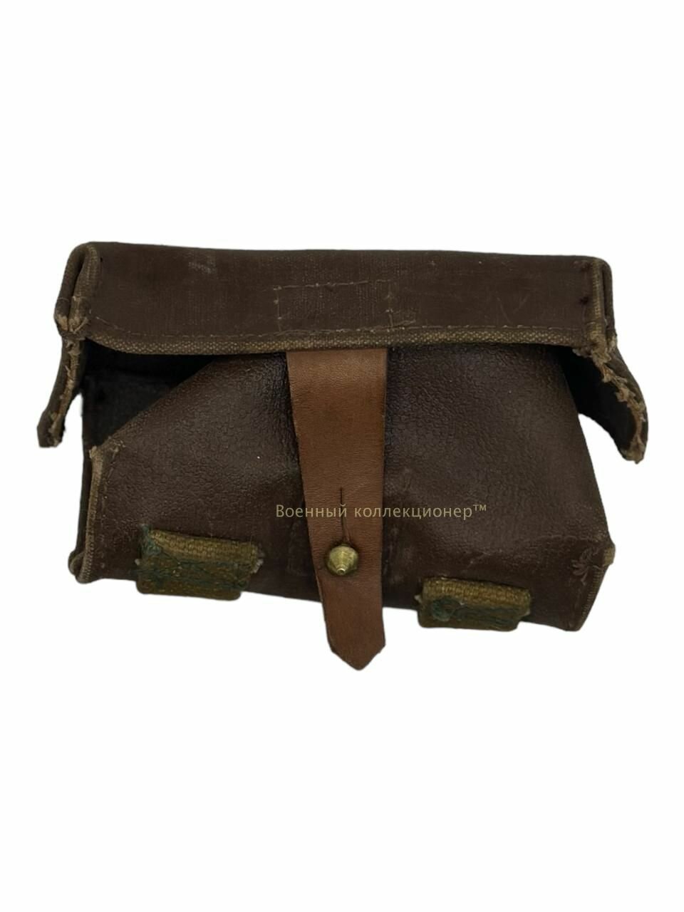 Подсумок СКС, Подсумок для карабина Симонова, ранний, Кирза