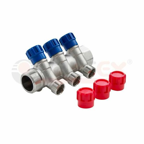 Коллектор с регул. вентилями. 1дюймх2 вых. 1/2дюйм нар.(24) К VALFEX VF.560. N.0602 — купить в ...