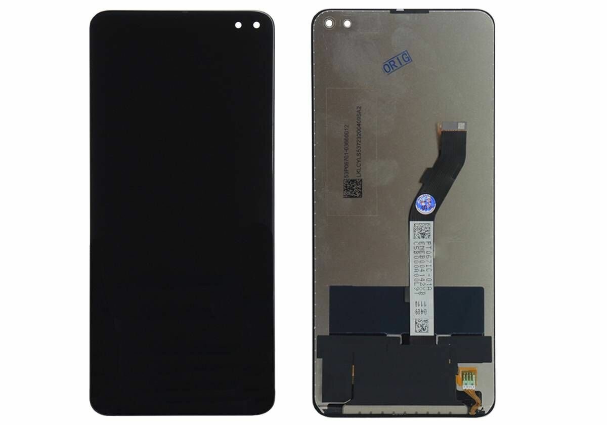 Дисплей для Xiaomi Poco X2 (черный) премиум