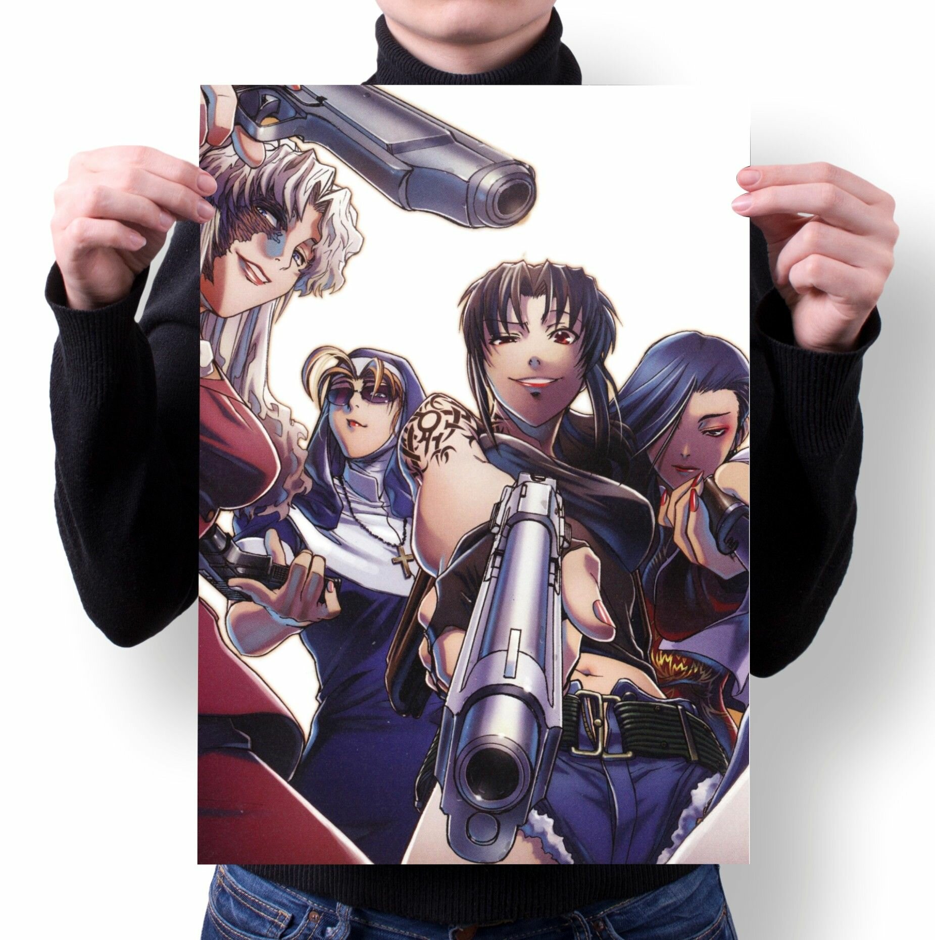 Плакат формата А4 с принтом "Пираты Чёрной Лагуны"