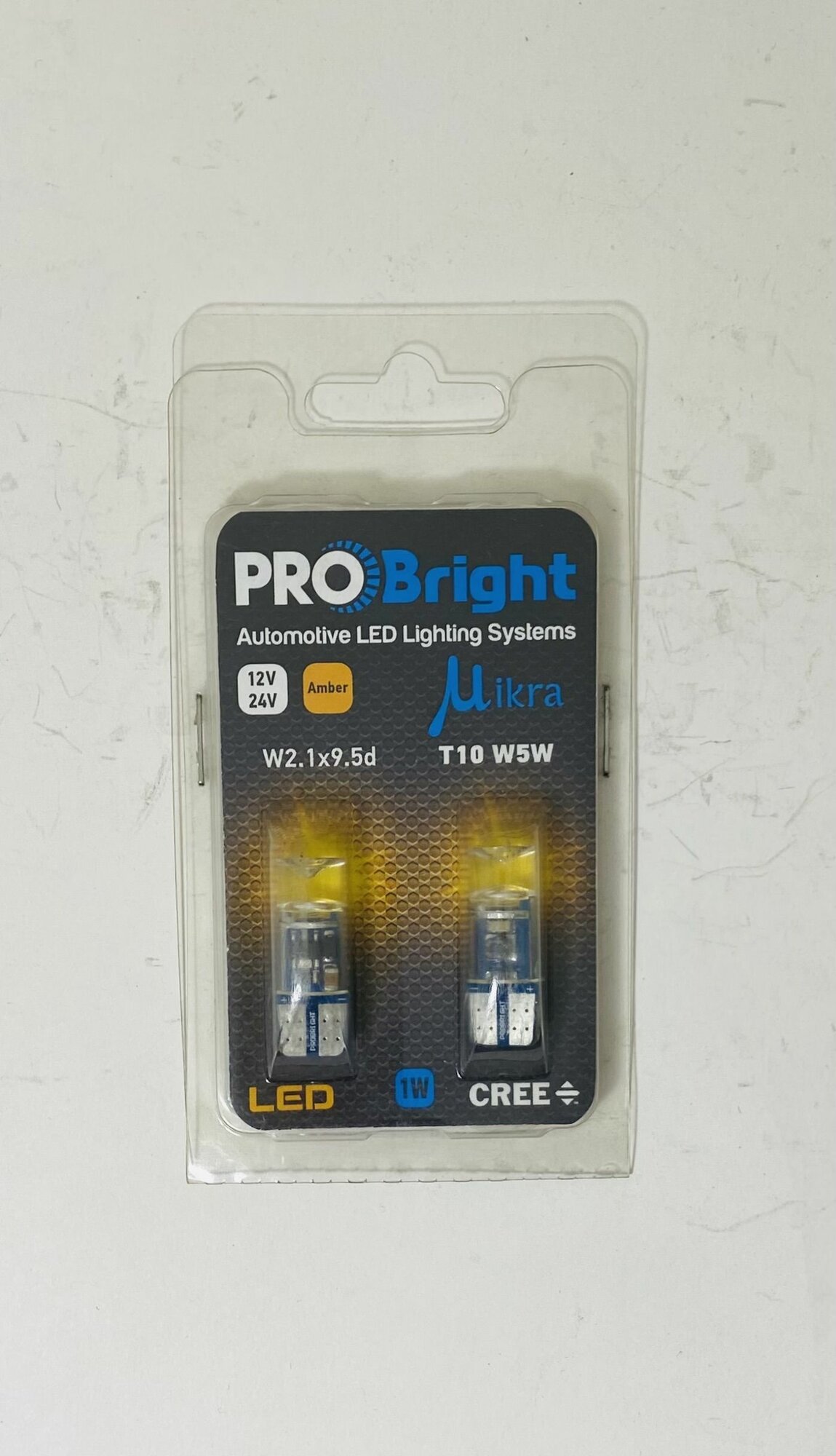 Probright Mikra ORANGE Пробрайт Микра оранжевый 2шт. Светодиодные габаритные модули