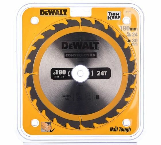 Пильный диск Dewalt dt1944 construct