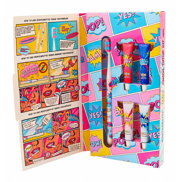 MONTCAROTTE TEENS DENTAL TUTOR KIT White 7+ Набор Германия 1 шт