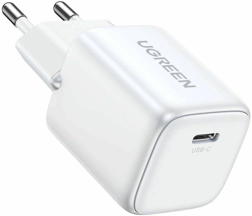 Устройство зарядное сетевое Nexode Mini USB-C 20W PD GaN Fast Charger, белое Ugreen
