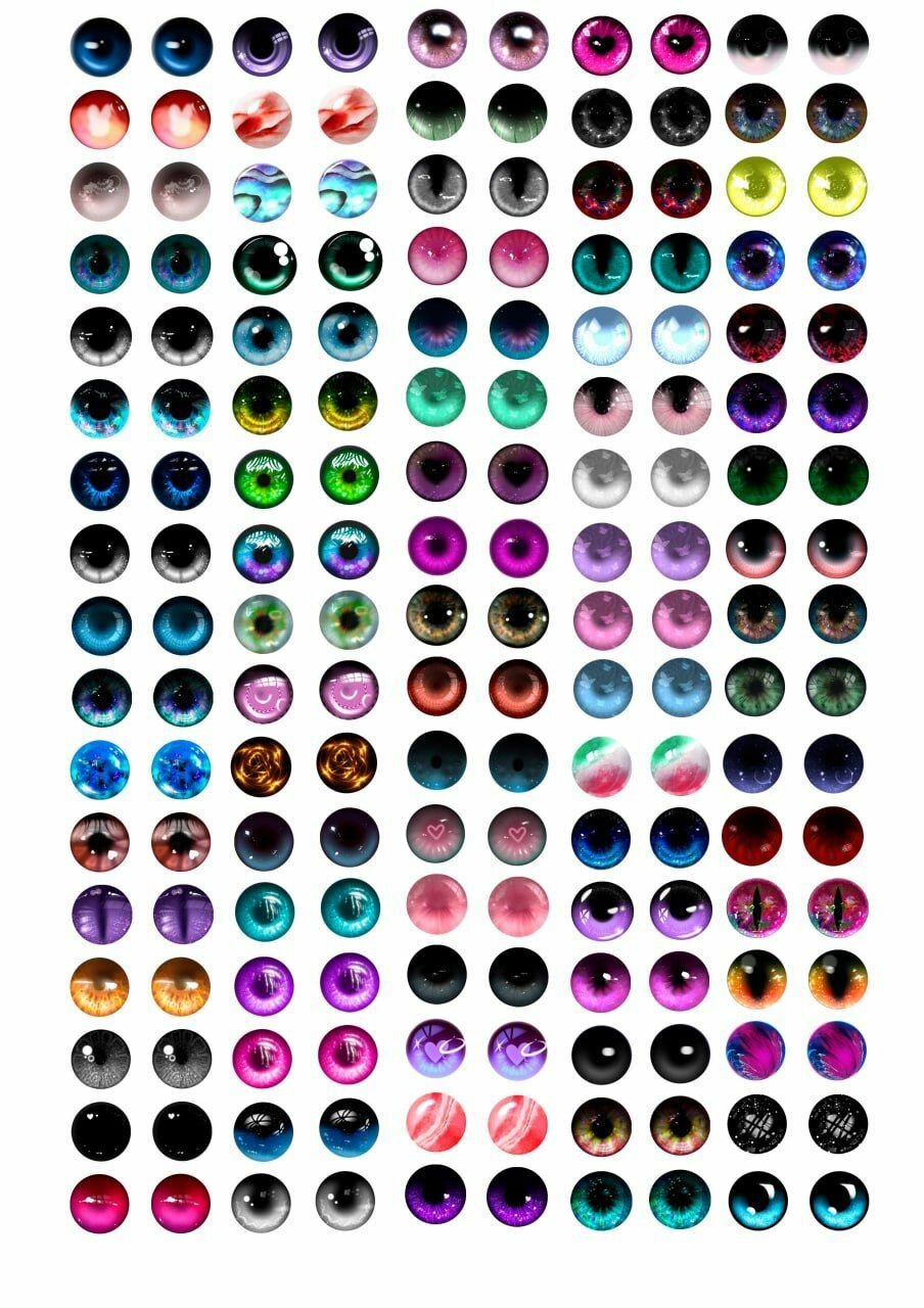 Глаза для кукол голографические