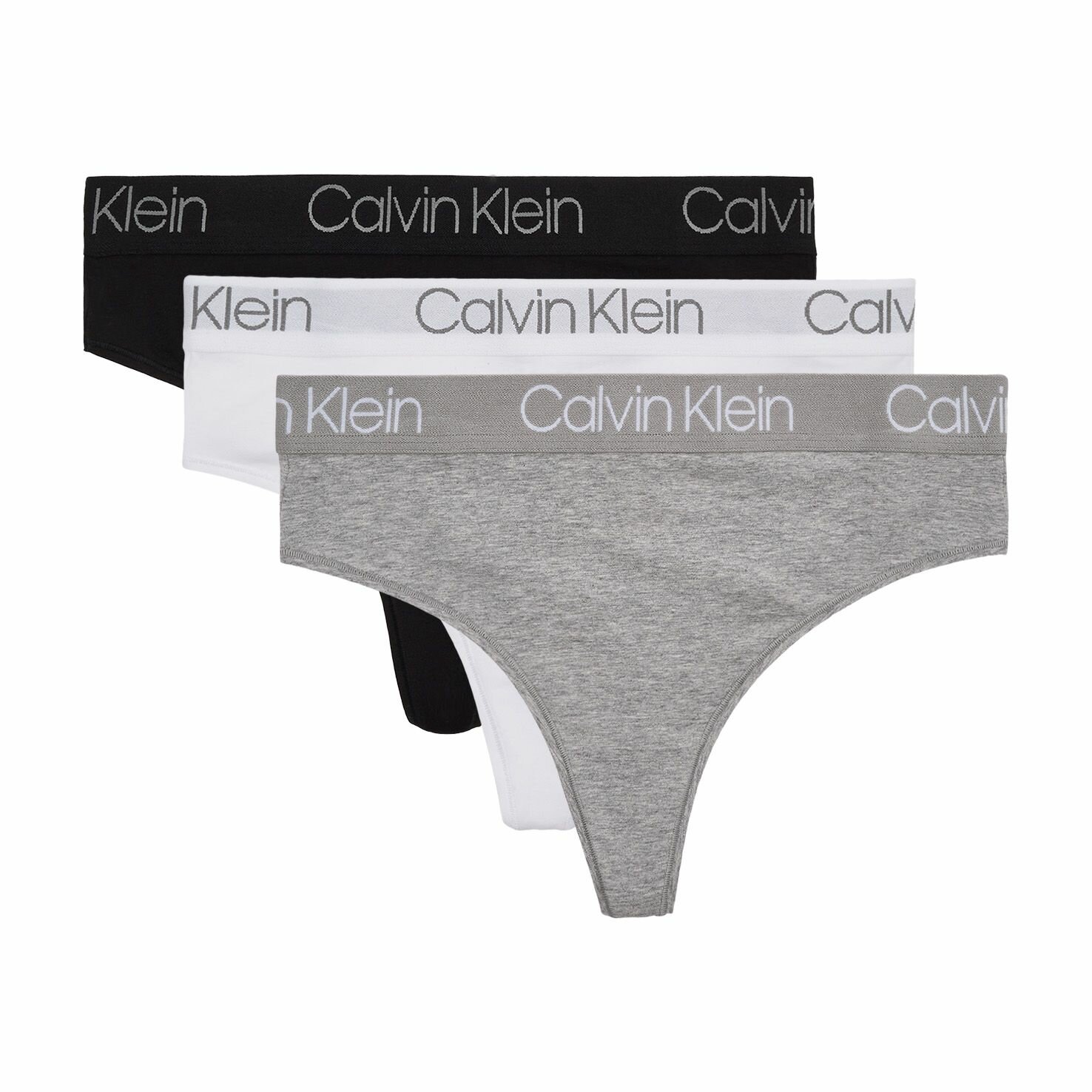 Трусы CALVIN KLEIN 3PK HIGH WAIST THONG, комплект