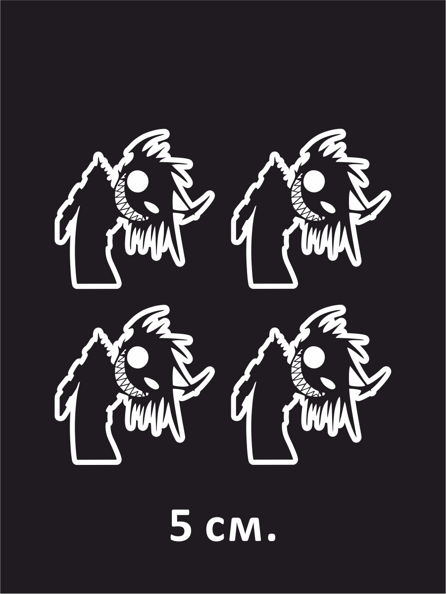 Наклейка на авто Псих