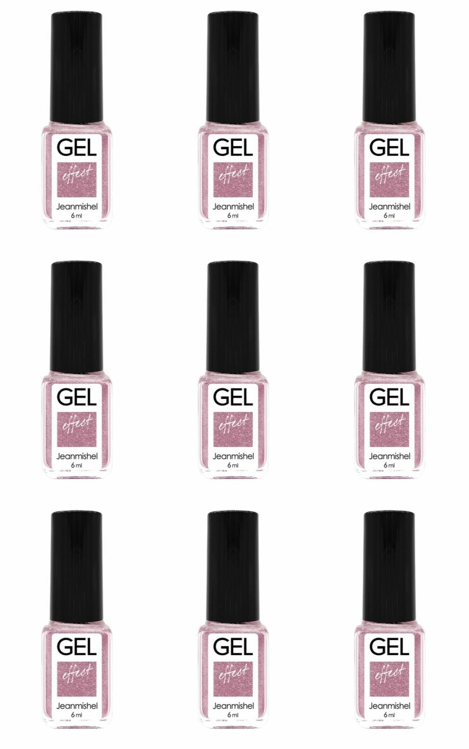 JEANMISHEL Лак GEL Искрящийся жемчужный, тон 182, 6 мл, 9 шт