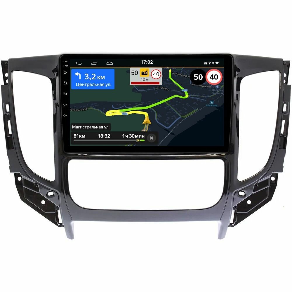 Магнитола CRS-300 Mitsubishi Pajero Sport 3 2015-2021 (для авто с МКПП), L200 V 2014-2020 - Android 13 - DSP 36 полос