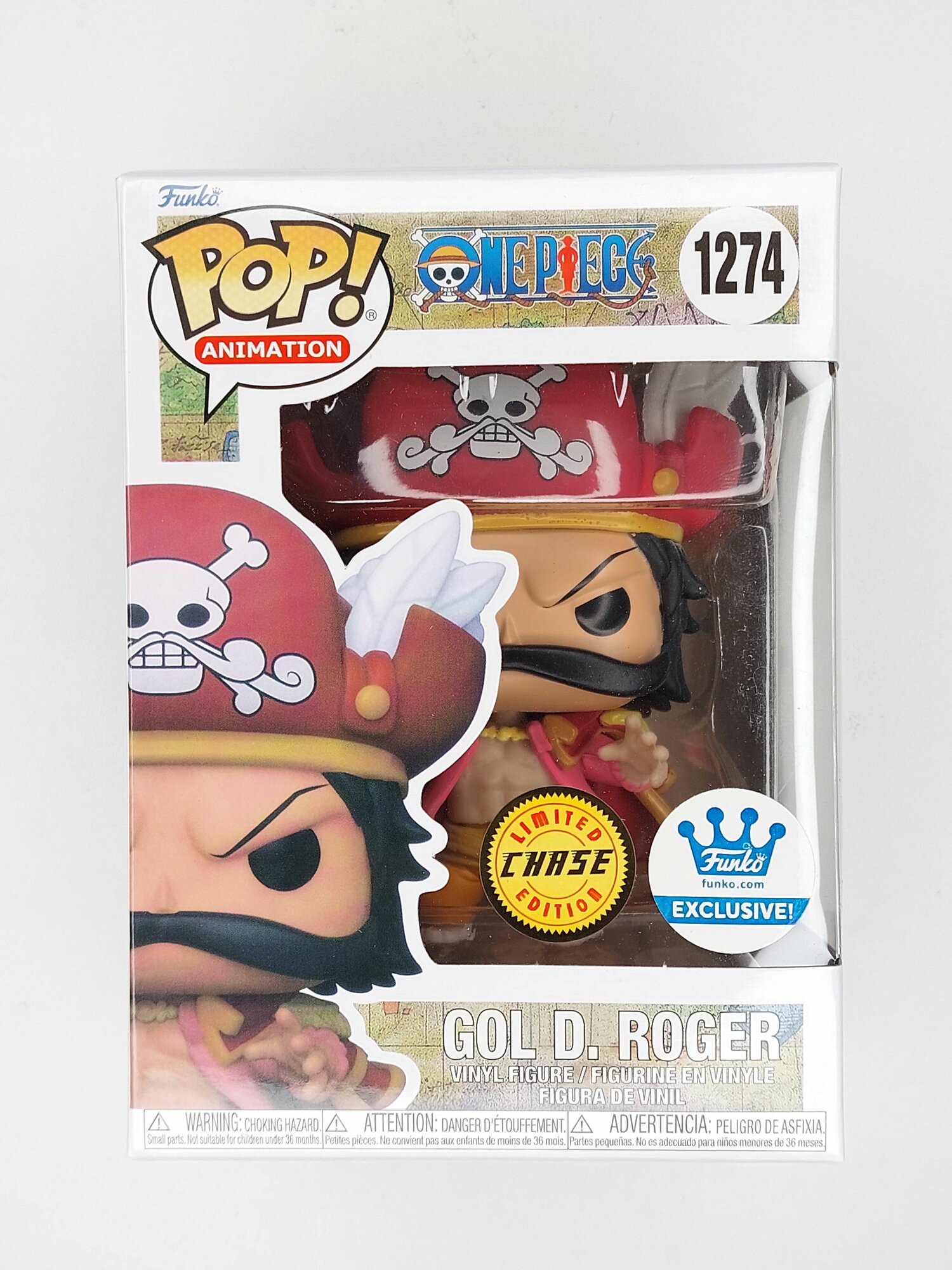 Фигурка пират Гол Д. Рождер Gol D. Roger limited из аниме Ван Пис One Piece 1274