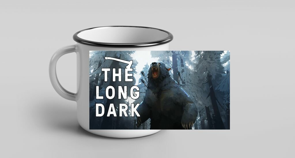 Кружка металлическая эмалированная The Long Dark, Лонг Дарк №2