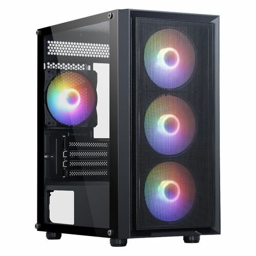 Корпус mATX Accord M203, Mini-Tower, без БП, черный [acc-m203]