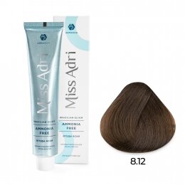 AdriCoco Miss Adri Brazilian Elixir Ammonia Free Крем-краска для волос 8.12 100 мл