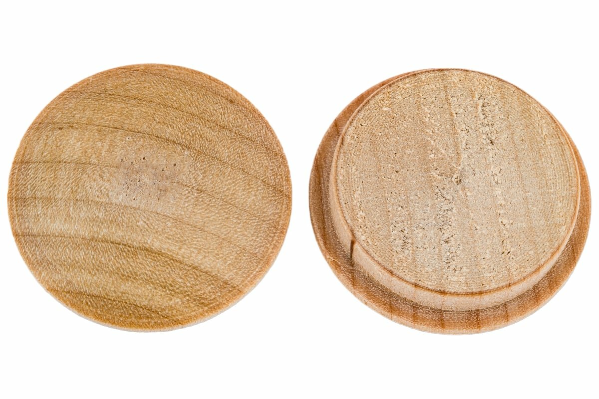 Tech-Krep/Zitar заглушка деревянная на отверстие 25 мм береза 6 шт 148084