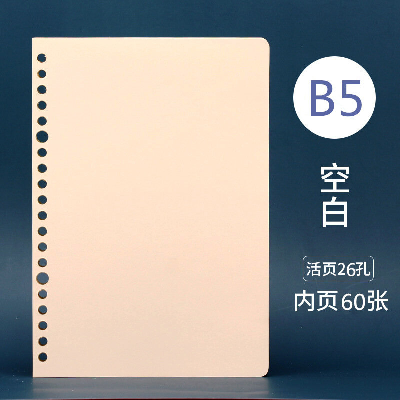 Вкладыш для бумаги B5-26, с отрывными листами, 20 отверстий, для сетки