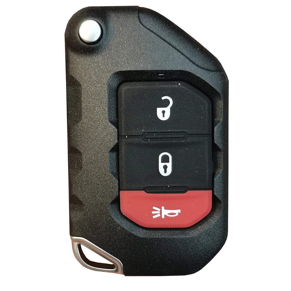 Йокастя ОЧ 1130261 68416-782AA 3Btn откидной смарт-ключ без ключа 433 МГц с чипом OEM PCF7939M для Jeep Wrangler 2018 2019 68416-782AA 3 Buttons